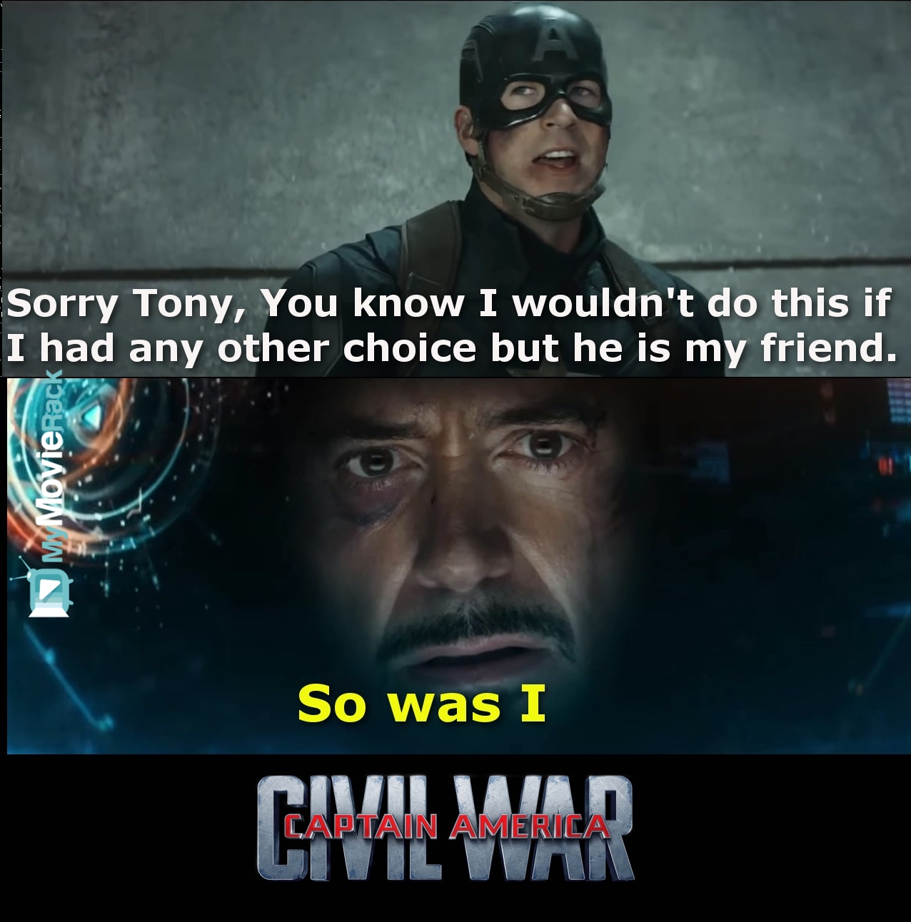 Cap Sorry Tony you know I wouldn t do this if I had any- Captain ...